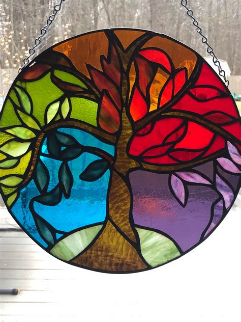 Stained Glass Tree Of Life Patterns At Jasmine Fiorini Blog