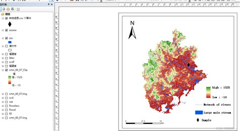 【arcgis学习记录03】 利用dem数据提取河网溪流 加入大型河流数据及裁剪美化dem数据提取岸线 Csdn博客