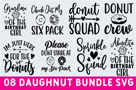 Daughnut Bundle Svg Graphic By Svg Design Store020 · Creative Fabrica