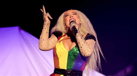 Christina Aguilera Dons Sex Toy For X Rated Performance At La Pride
