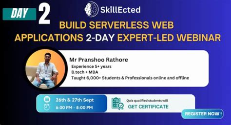 Build Serverless Web Applications 2 Day Expert Led Webinar Day 2