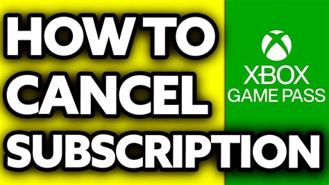 Cancel Xbox Game Pass Subscription Idsq