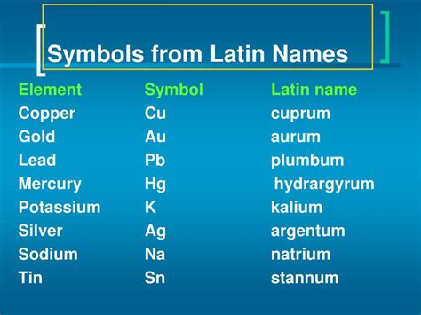 Mentula Latina Names
