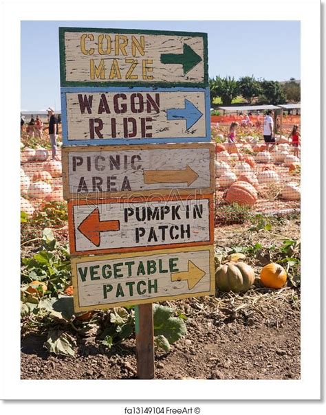 Free Art Print Of Pumpkin Patch Sign Pumpkin Patch Sign Pumpkin