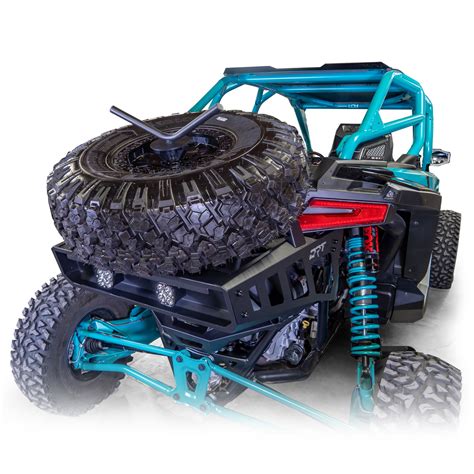 Desert Runner Fixed Tire Carrier For Polaris Rzr Pro R