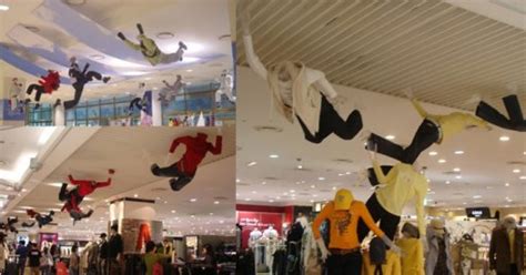 요즘 마네킹 포즈 슈퍼맨 의상이라도 입혀줘야 할 듯 폭소