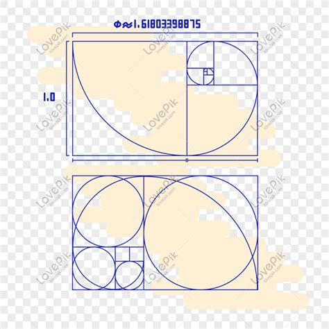 황금 나선형 황금 비율 Png 일러스트 무료 다운로드 Lovepik