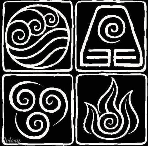 Avatar The Last Airbender Element Symbols Tattoo Idea Air Nomad