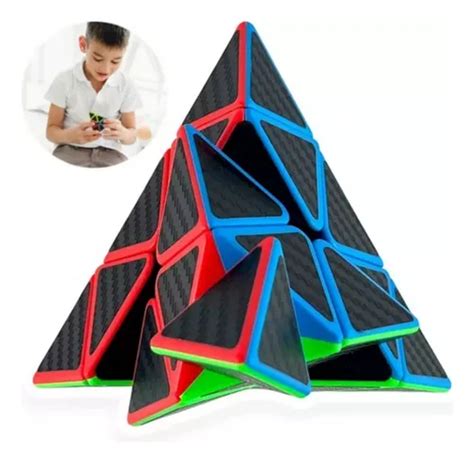 Cubos Rubik 3x3 Pyramid Z Cobra Fibra Carbono Meses Sin Interés