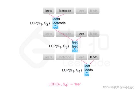 最长公共前缀算法实现 Csdn博客
