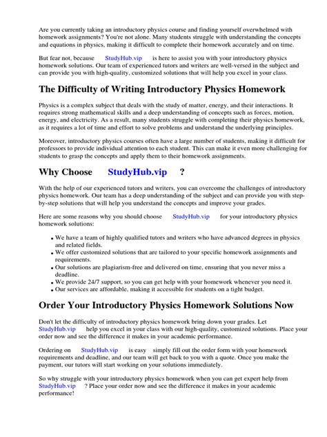Introductory Physics Homework Solutions Pdf Physics Privacy