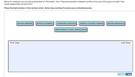 Solved Genomic Analyses Can Provide A Great Deal Of