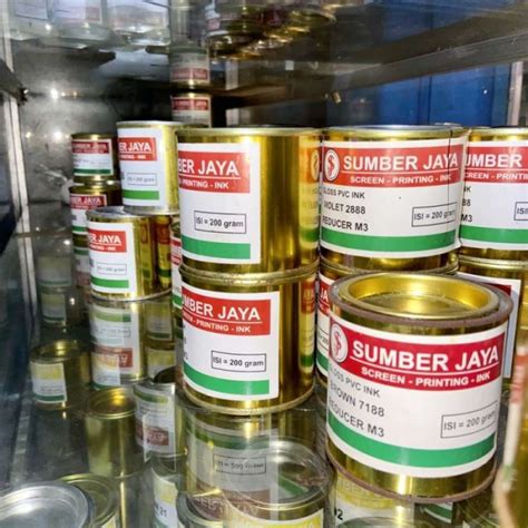 Jual Cat Plastik Sumber Jaya 200gr Sablon Hd Pp Pe Plastik Tinta