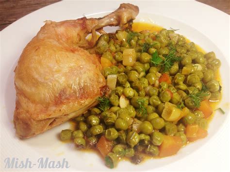 Пиле с грах на фурна Mish Mash