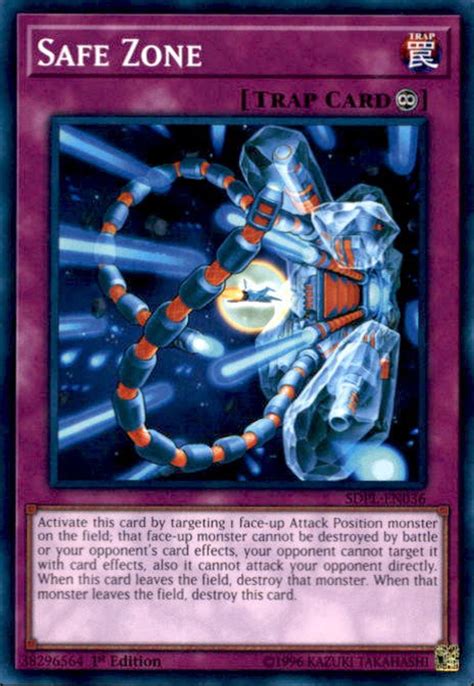Yugioh Powercode Link Structure Deck Single Card Common Safe Zone Sdpl