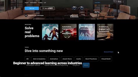 Unity Learn Premium Master Real Time 3d Development Youtube