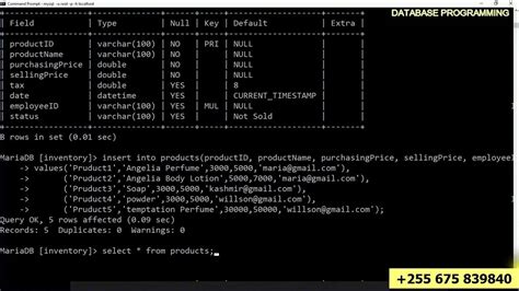 namna ya ku insert data kwenye mysql database table part 3 youtube