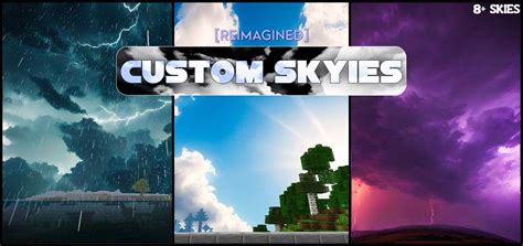 Custom Sky Cubemaps Minecraft Texture Pack Addon
