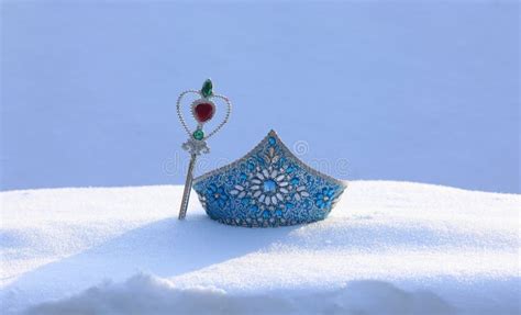 Princess Crown On Snow Stock Image Image Of Rich Holiday 295742153