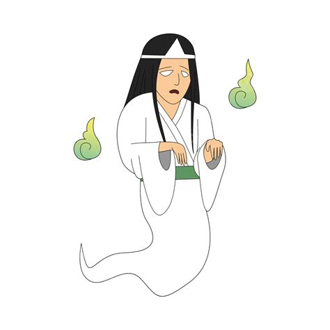 Japanese Ghost Vector Design Images Japanese Ghost Illustration Japanese Ghost Demon Png