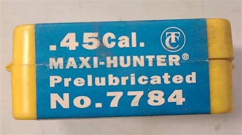 Thompson Center Maxi Ball 45 Caliber Unlubricated Cast Bullets 20