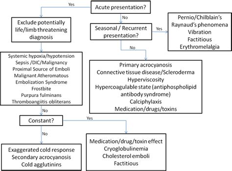 Vasospastic Disorders From Raynauds To Acrocyanosis