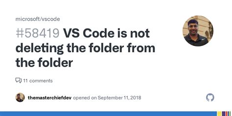 VS Code Is Not Deleting The Folder From The Folder Issue Microsoft Vscode GitHub