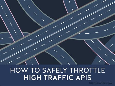 How To Safely Throttle High Traffic Apis Nordic Apis