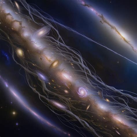 Aweinspiring Galactic Filament The Grand Scale And Complexity Of The Universes Largest