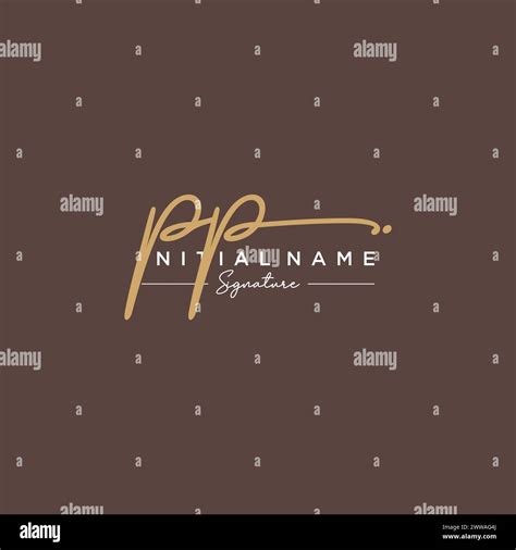 Pp Signature Hi Res Stock Photography And Images Alamy