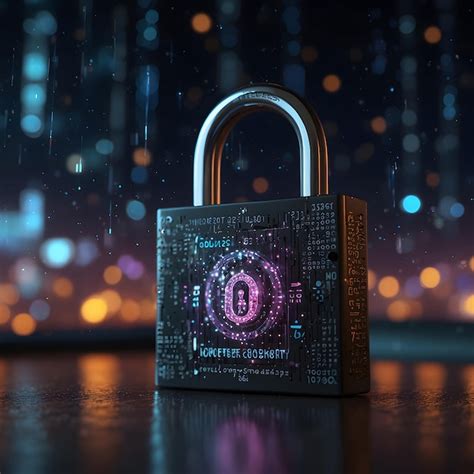 Abstract Internet Cyber Security Conceptgenerative Ai Premium Ai Generated Image