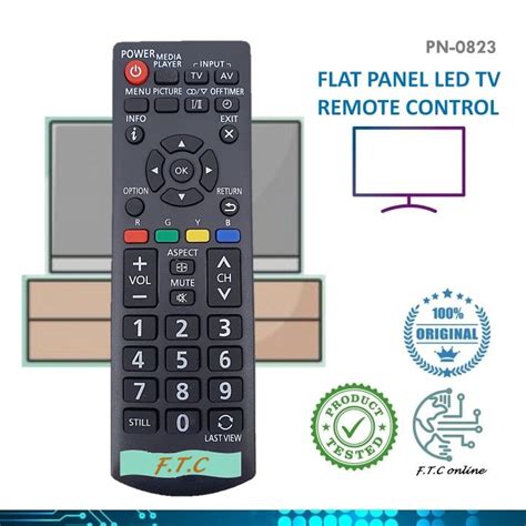 Panasonic Original Panasonic Flat Panel LED LCD TV Remote Control PN Lazada