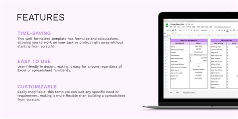 Free Simple Salary Slip Google Sheets Excel Template Net