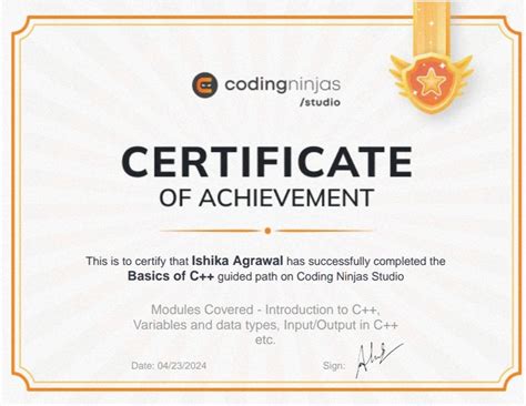 completed c course on coding ninjas ishika agrawal posted on the topic linkedin