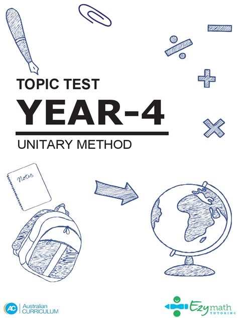 Year 4 Maths Test Unitary Method Questions Pdf Transport