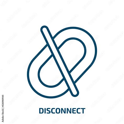 Disconnect Icon From User Interface Collection Thin Linear Disconnect