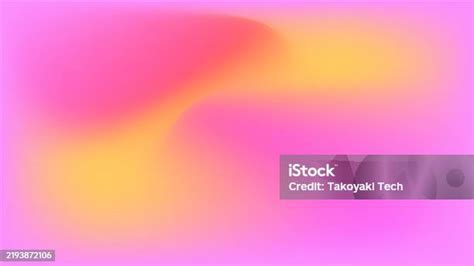 밝은 분홍색과 노란색 그라데이션으로 생생한 흐름이 있습니다 발렌타인 데이 카드와 포스터에 대 한 추상 로맨틱한 배경 0명에 대한 스톡 벡터 아트 및 기타 이미지 Istock