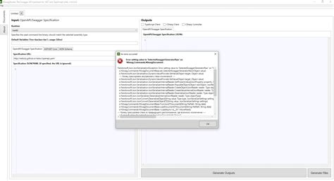 Nswag NSwagStudio Unable To Select NET Assembly Option To Generate Client Stack