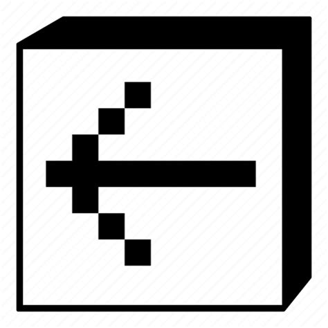 Arrow Box Interface Left Minimal Retro Ui Icon Download On Iconfinder