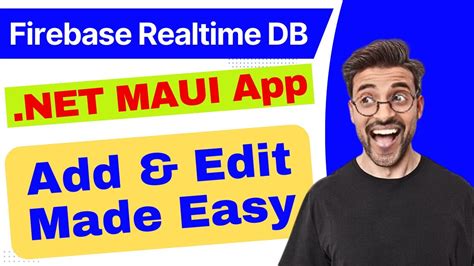 How To Implement Add And Edit In Net Maui With Firebase Db Youtube