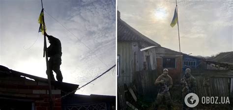 Український прапор підняли у Тополях на Харківщині відео Oboz Ua