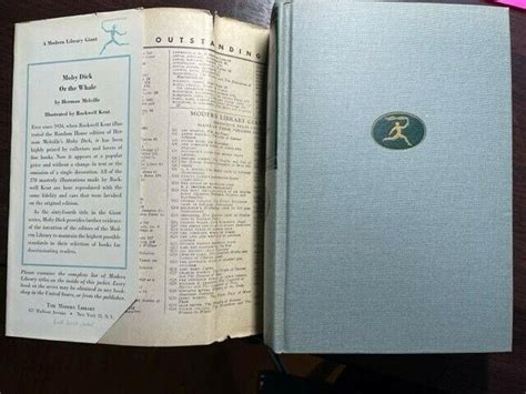 Moby Dick1930hmelvilleillustrockwell Kentdj Modern Library