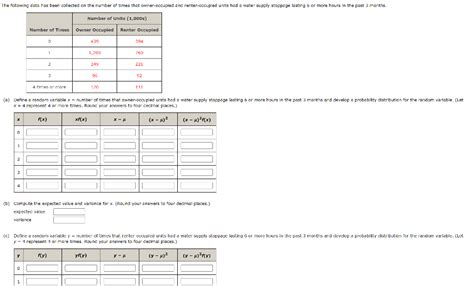 Solved B Compute The Expected Value And Vartance For X