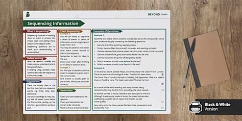 Language Activity Mat Sequencing Information Teacher Made
