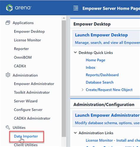Database Creation Empower Help
