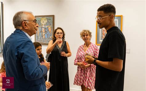vernissage de l exposition l essence de la vie de mohamed azouzi e