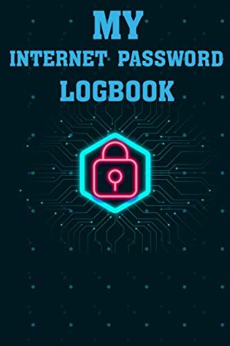 My Internet Password Logbook Awesome Logbook To Protect Usernames And