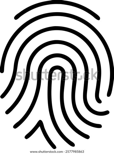 Close Human Robotic Fingerprints Overlapping Concept Stock Vector Royalty Free 2577985863