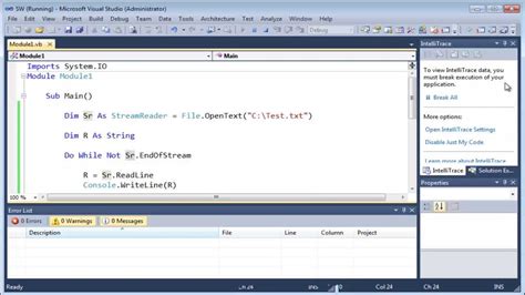 StreamReader OpenTextFile ReadtoEnd ReadLine Read 65 YouTube