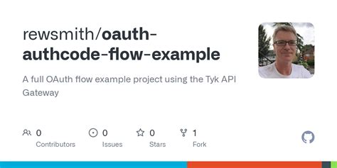 github rewsmith oauth authcode flow example a full oauth flow